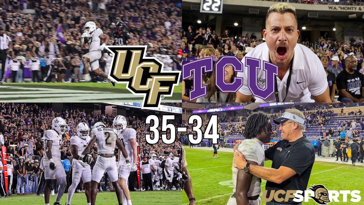 UCF Football: Sights & Sounds from the 35-34 win at TCU ⚔️🏈 - YouTube