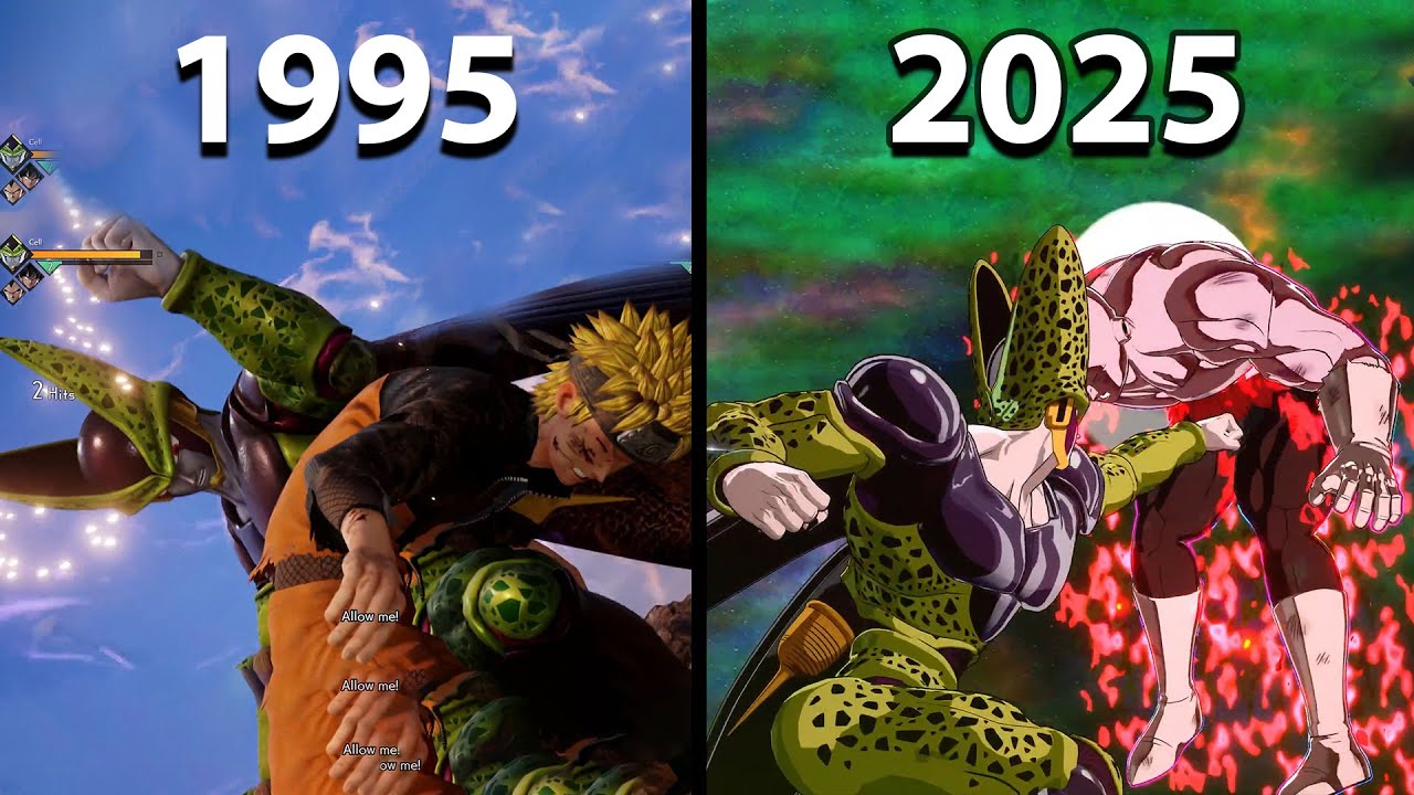 Evolution Of Cell's Perfect Combination Attack (1995-2025) - YouTube