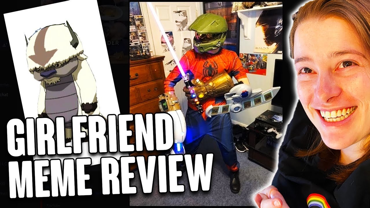 GIRLFRIEND DOES MEME REVIEW! | Discord Meme Review - YouTube