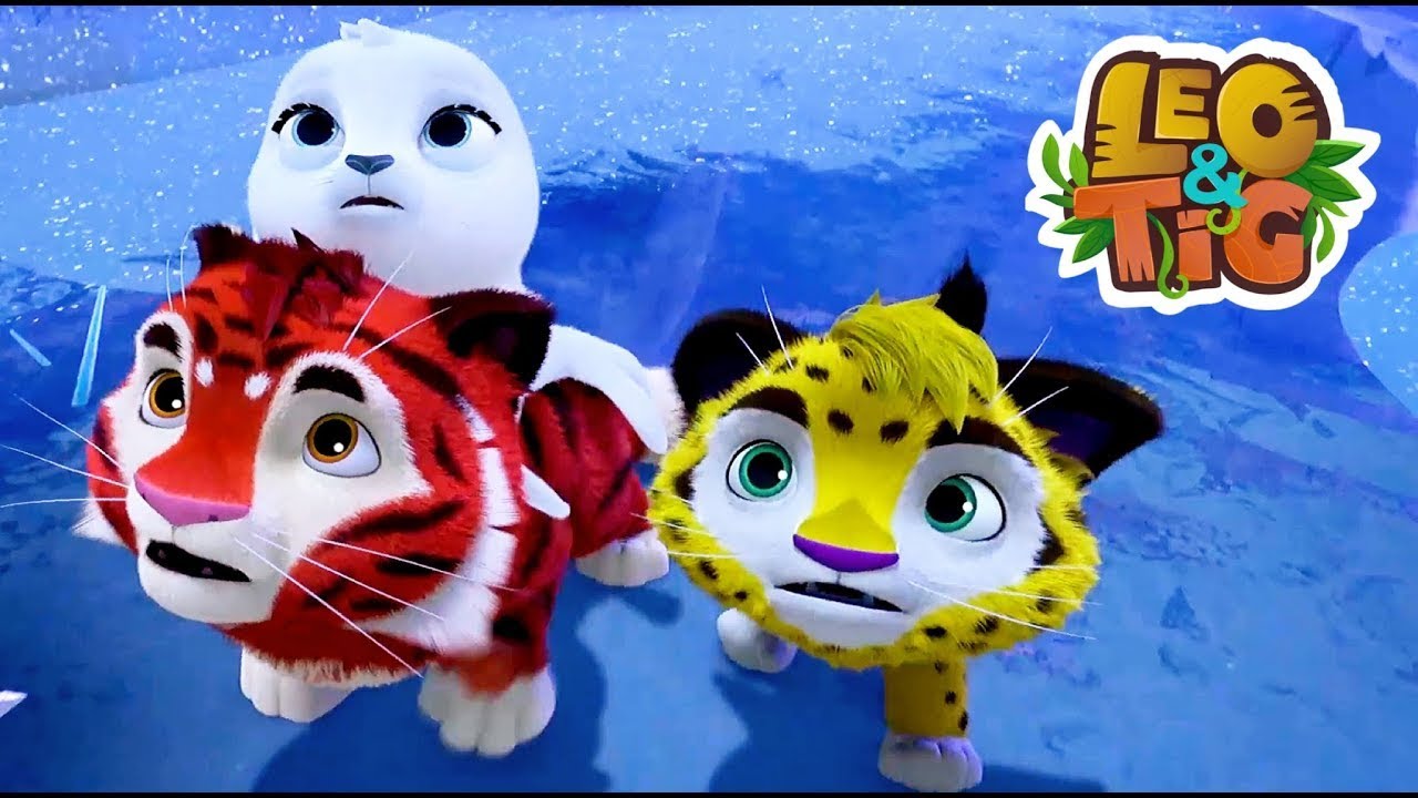 Leo and Tig 🦁 Bright White - Episode 37 🐯 Funny Family Animated Cartoon ...