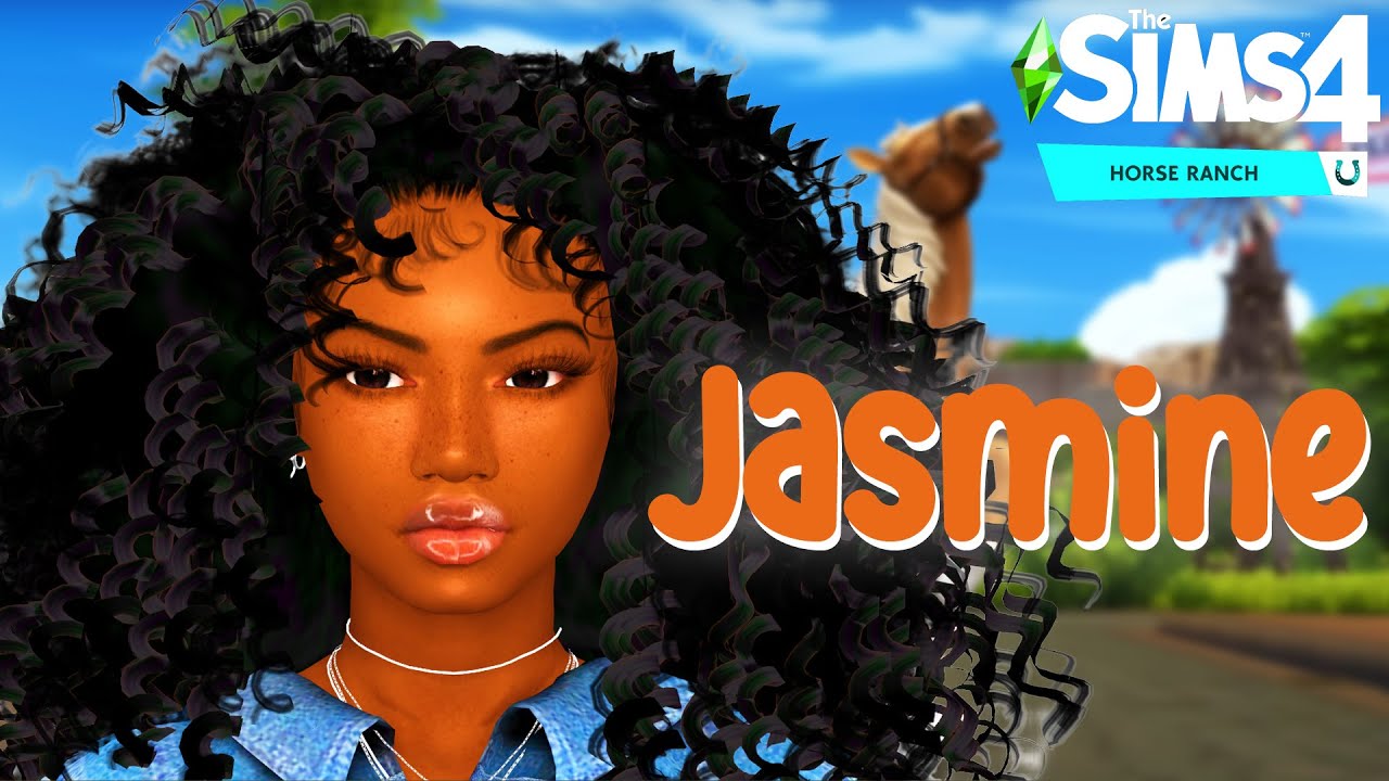 💚The Sims 4 Horse Ranch PREP🧡Meet Jasmine Davis 🐎 CAS + Packing for the Ranch - YouTube