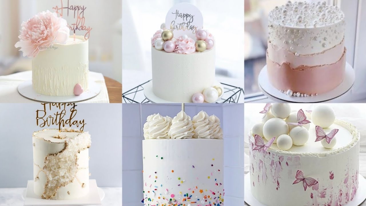 Simple Birthday Cake Desings || Birthday Cake || Cake Desings ...
