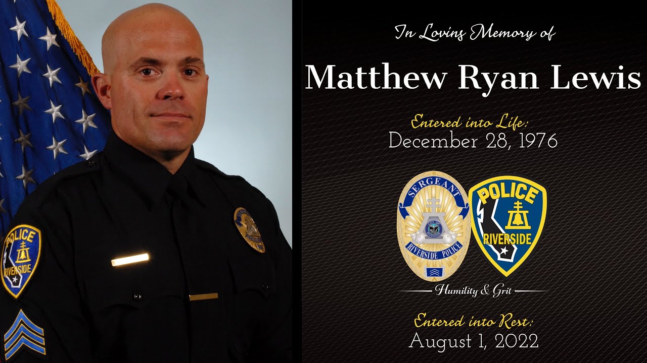 VIDEO TRIBUTE - Sergeant Matt Lewis Funeral - August 12, 2022 - YouTube