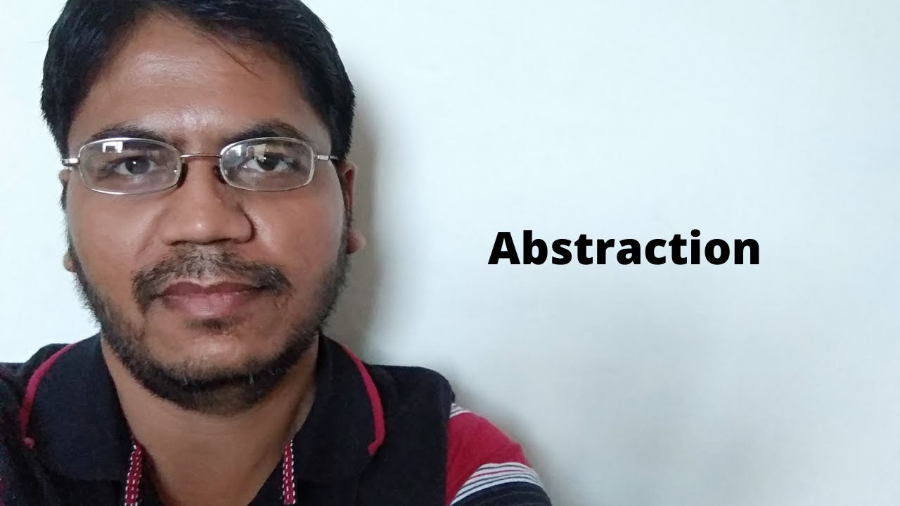 What Is Abstraction Object Oriented Programming Technical Im Youtube