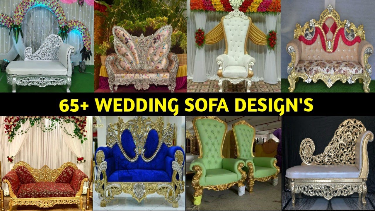 Wedding sofa Design | Wood weeding sofa & chair | shaadi ke sofe in ...