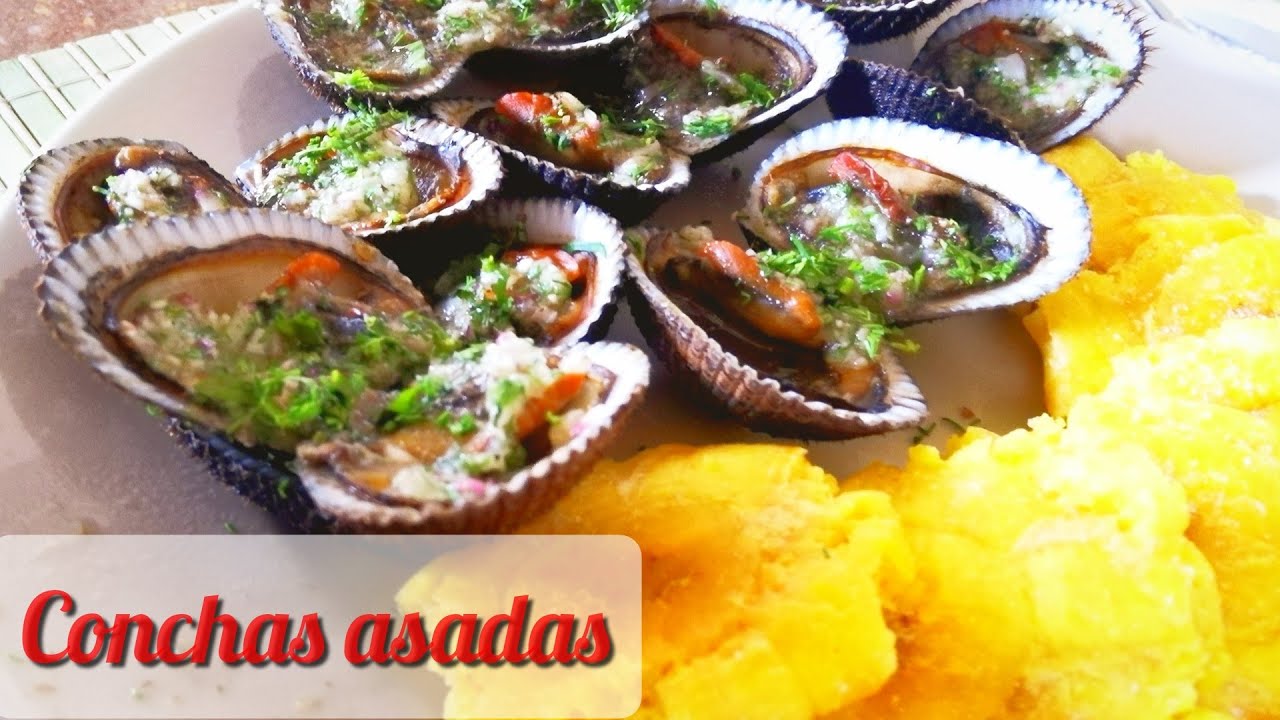 Conchas asadas - YouTube