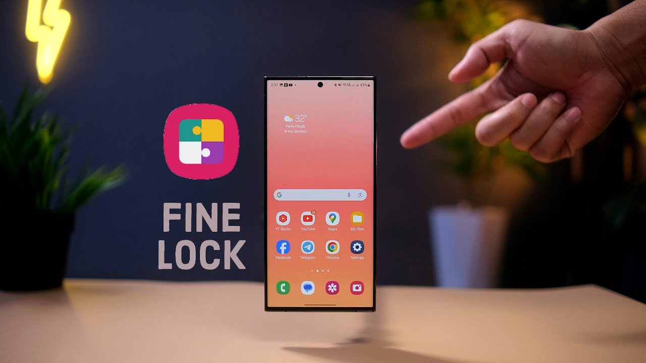 មុខងារ Fine Lock ២០២៣ សំរាប់ទូរស័ព្ទ Samsung Galaxy - YouTube