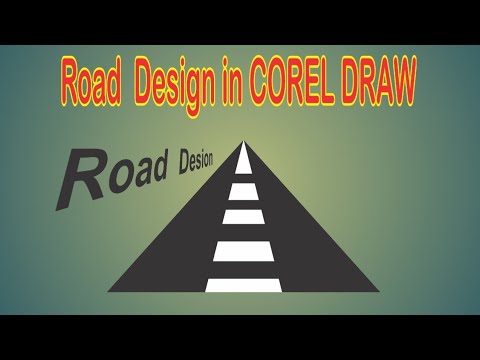 # 33 । #Road design in Corel draw #graphicdesign #coreldrawtutorial ...