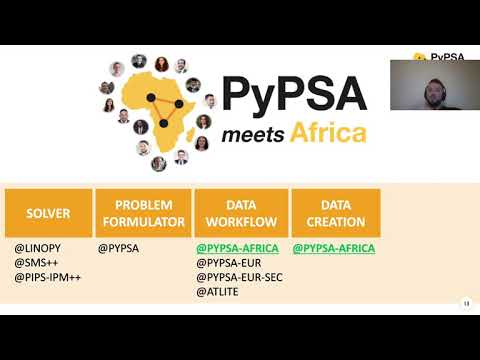 PyPSA meets Africa - The initiative and code - 01.10.2021 - YouTube