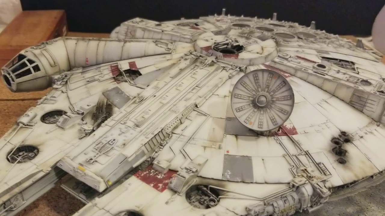 Star Wars Millennium Falcon model- 1 Year build with tips - YouTube