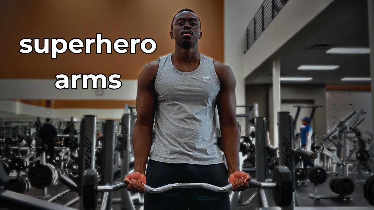 BEST exercises to build superhero arms - YouTube