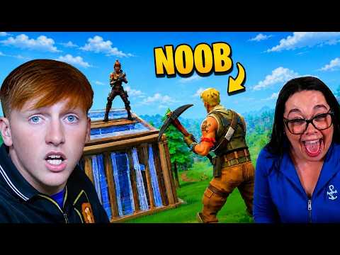 Angryginge Teaches Lisa Riley How To Play Fortnite!