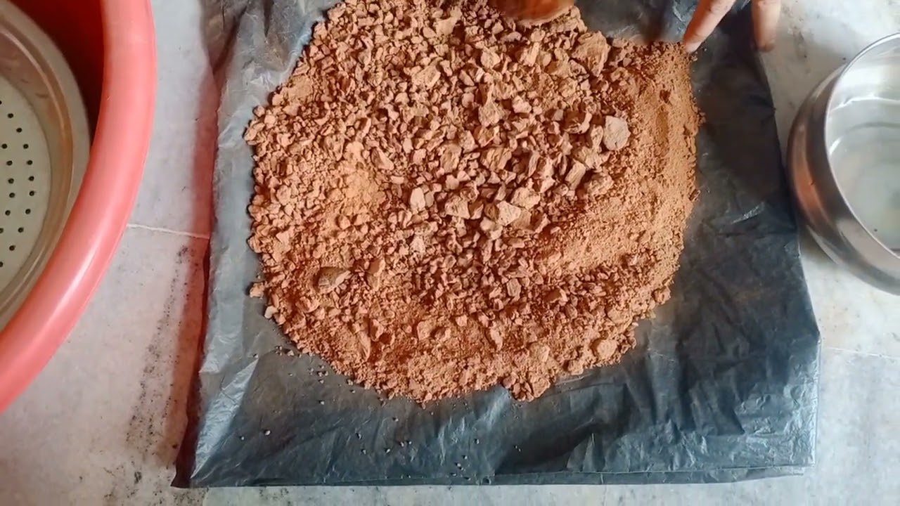 soft powder from roasted mitti 🥰😍😘😋😋 - YouTube
