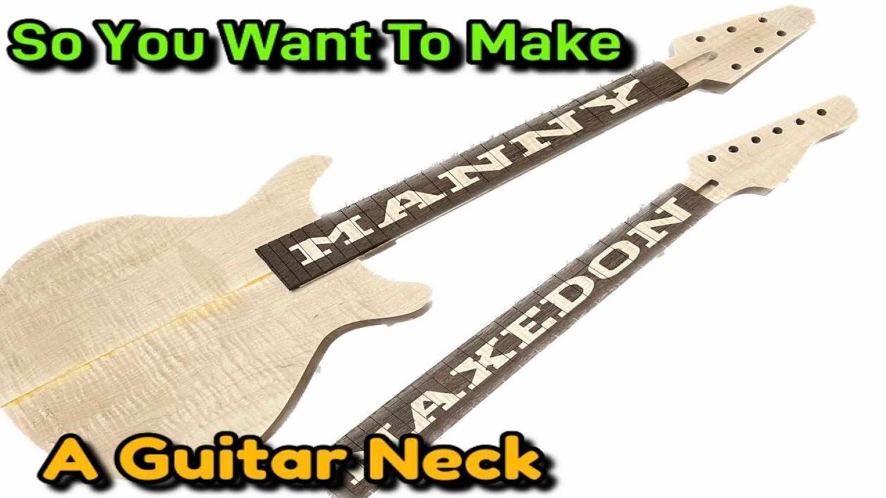 TOP 3 TOOLS I USE TO EASILY MAKE GUITAR NECKS!! They Are NOT What You ...
