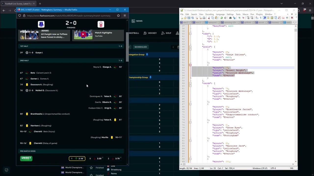 Python - Web scraping flashscore.com - YouTube