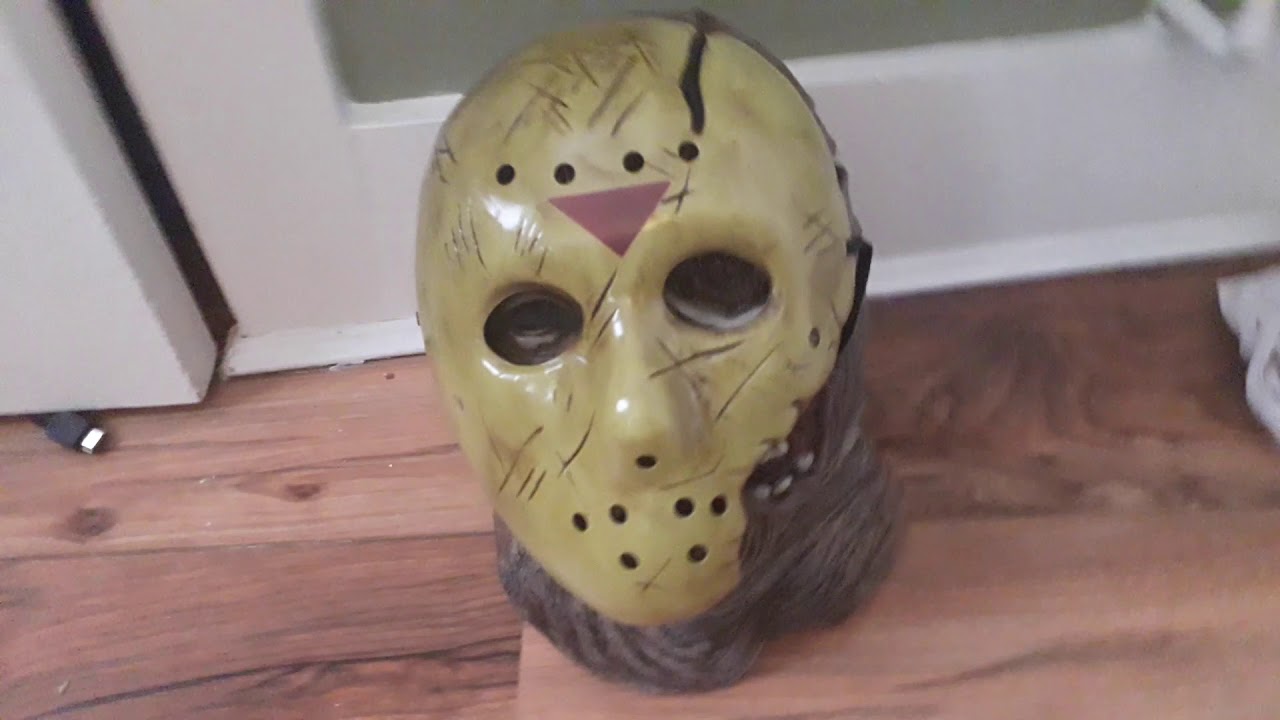 Jason part 7 latex mask reveiw - YouTube