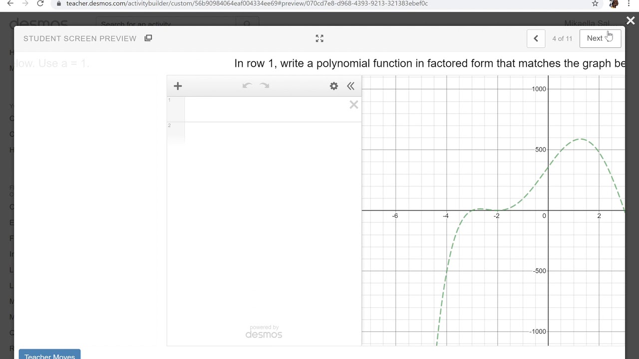 Desmos Instructions MatchMyPolynomial - YouTube