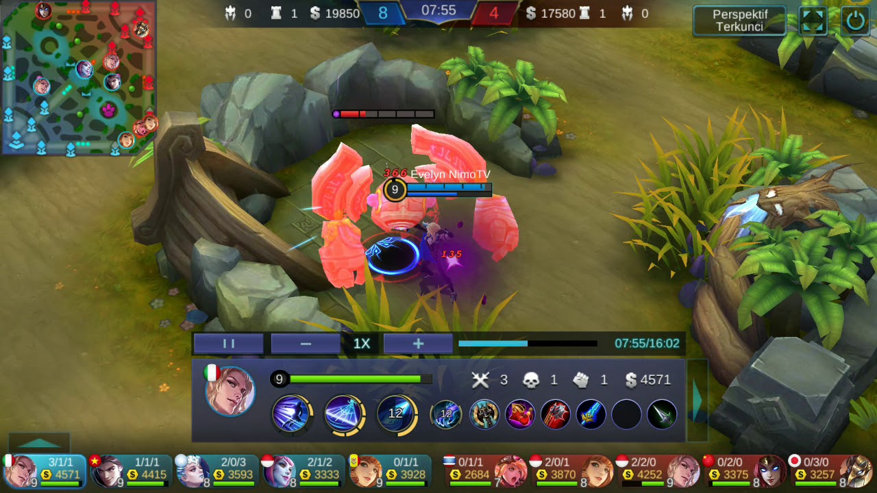 Lancelot no skin vs lancelot pisces savage!!! - YouTube