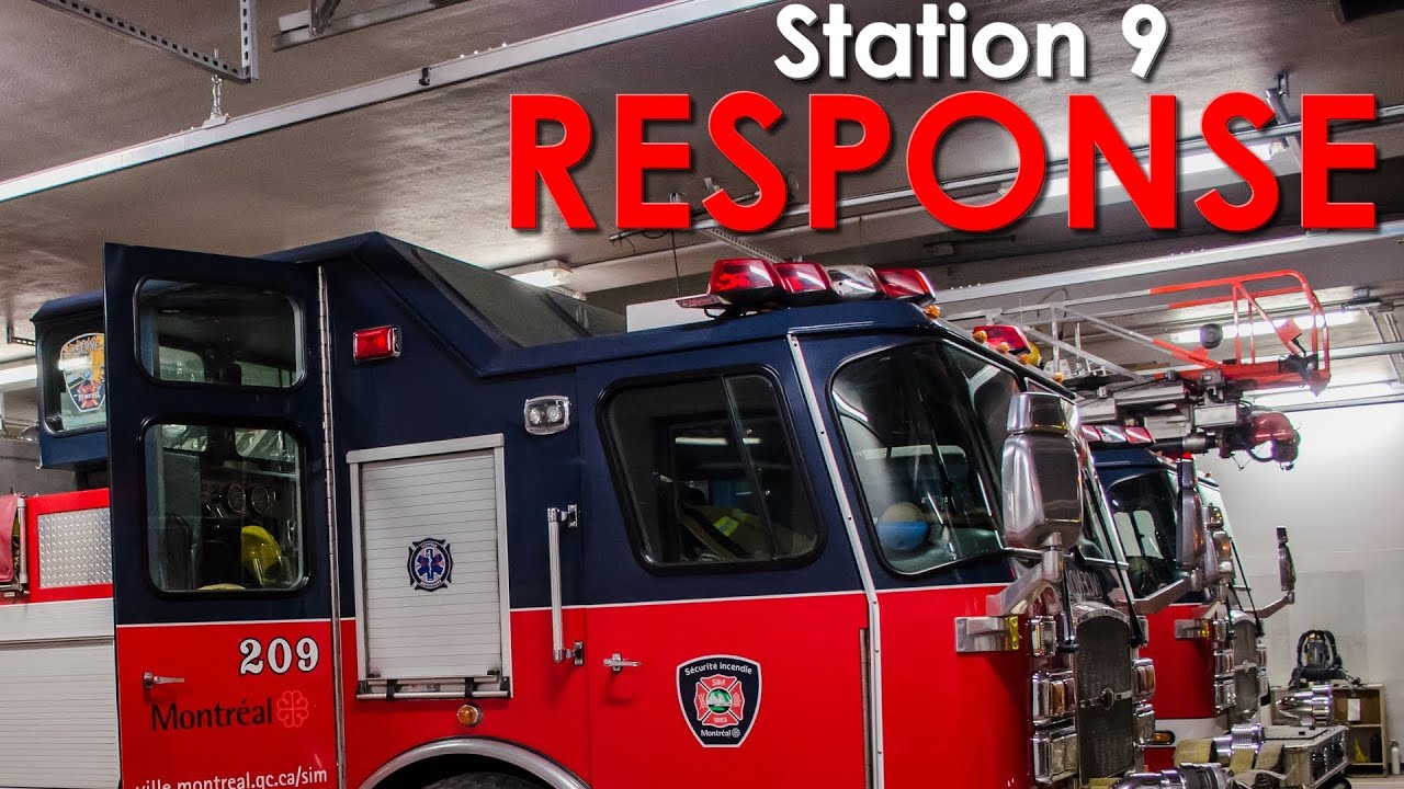 Montreal Fire Department Station 9 (Saint-Michel/Jarry) - Pumper ...