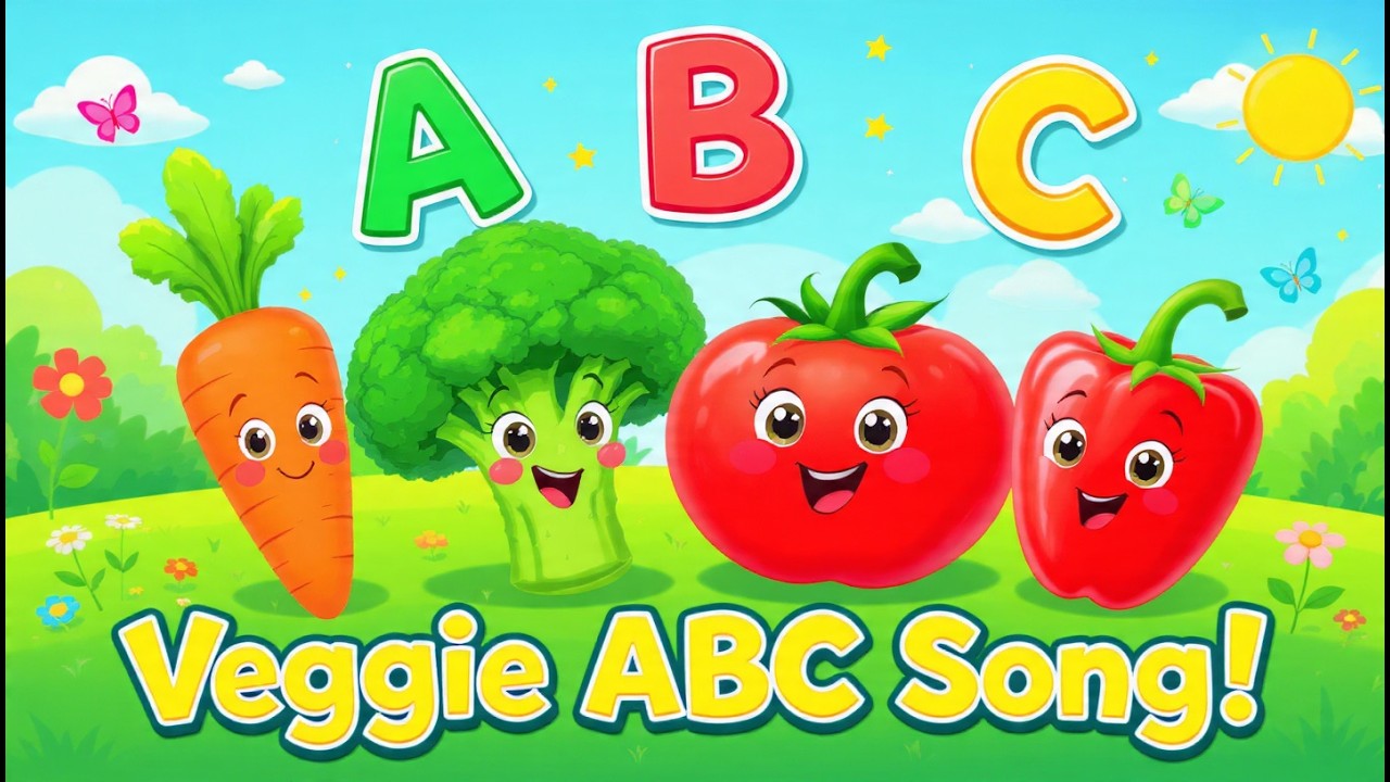 Learn ABC with Vegetables | Kids Healthy Food Song - YouTube