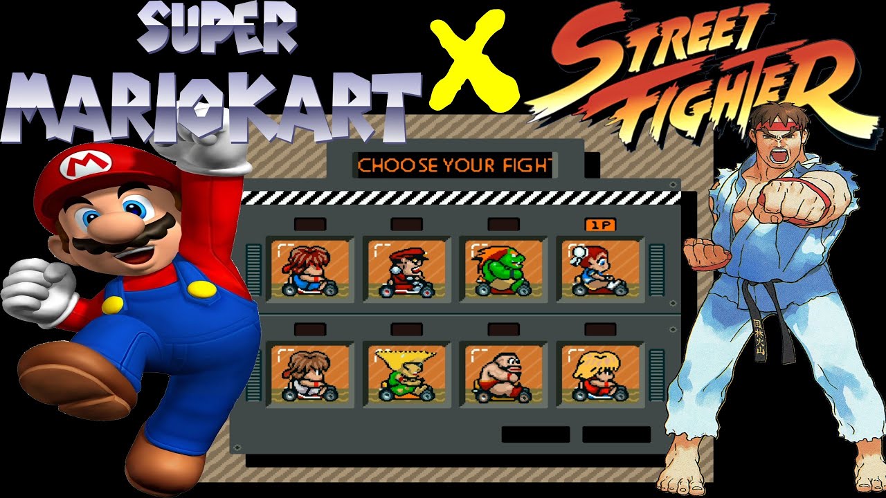 Hyper Street Kart Playthrough With Commentary - Super Mario Kart ROM ...