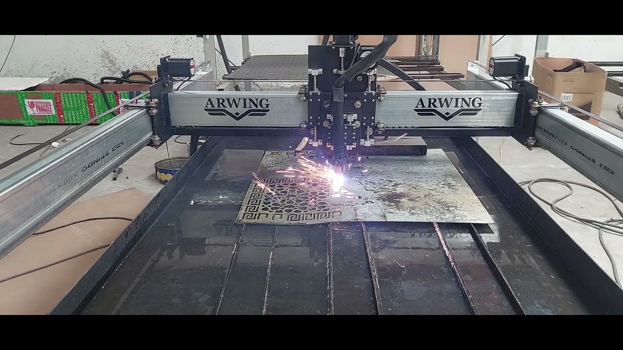 TES CNC V2 BP. ANGGA WIBOWO PALEMBANG area kerja 80x120cm - YouTube