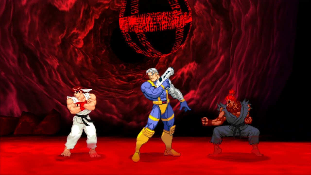 Marvel VS Capcom 2 - Ryu/Cable/Akuma - Expert Difficulty Playthrough ...