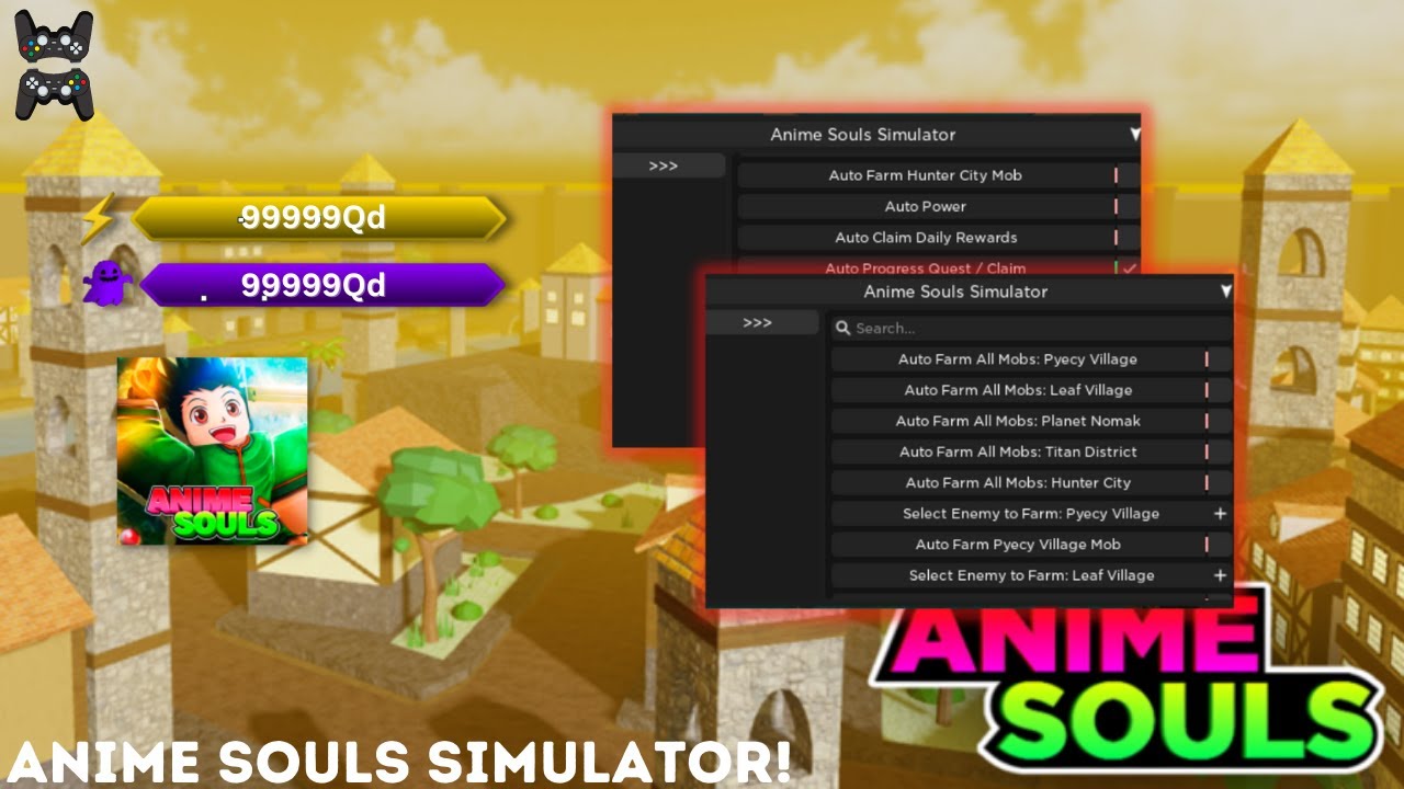 OP SCRIPT ANIME SOULS SIMULATOR AUTO FARM | AUTO POWER | AUTO RAID BOSS ...