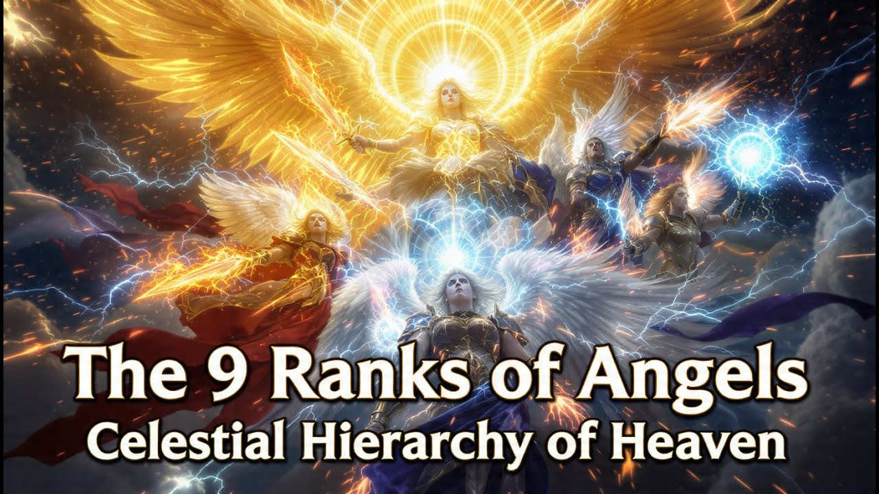 The 9 Ranks of Angels Explained | Celestial Hierarchy of Heaven #angel ...