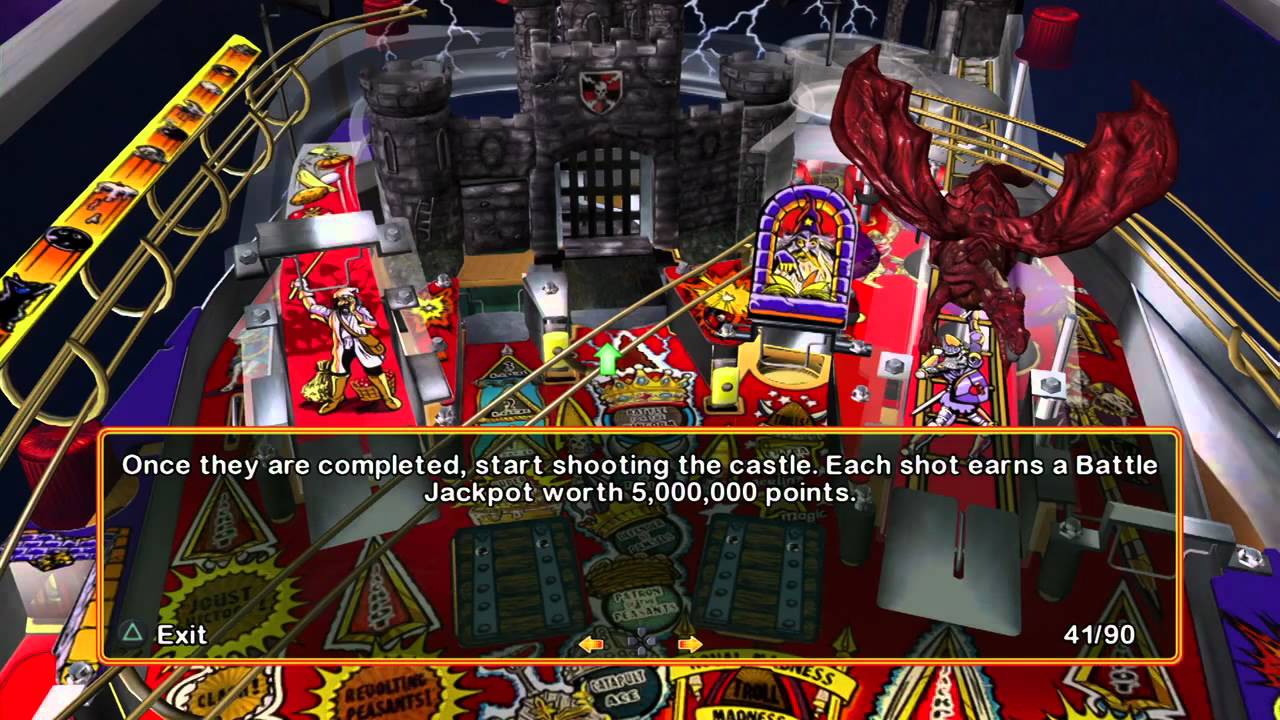 Medieval Madness Rules - Williams Pinball Classics - YouTube