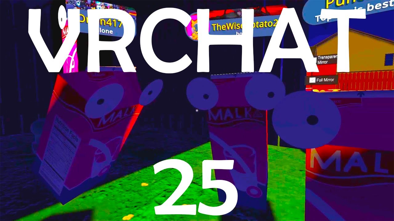 Funny Triangle Man + 3 Other Goobers Get Milk in VRChat (25) - YouTube