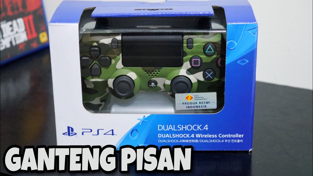 Unboxing Sony PS4 Green Camouflage DualShock 4 - Stik PS4 (BAHASA ...