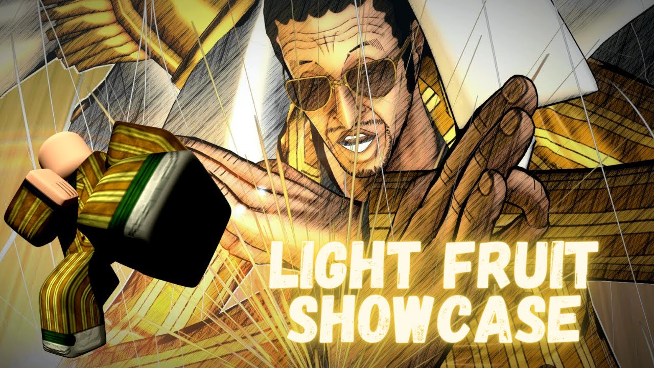 REWORKED: LIGHT Fruit Showcase in Blox Fruits Roblox - YouTube