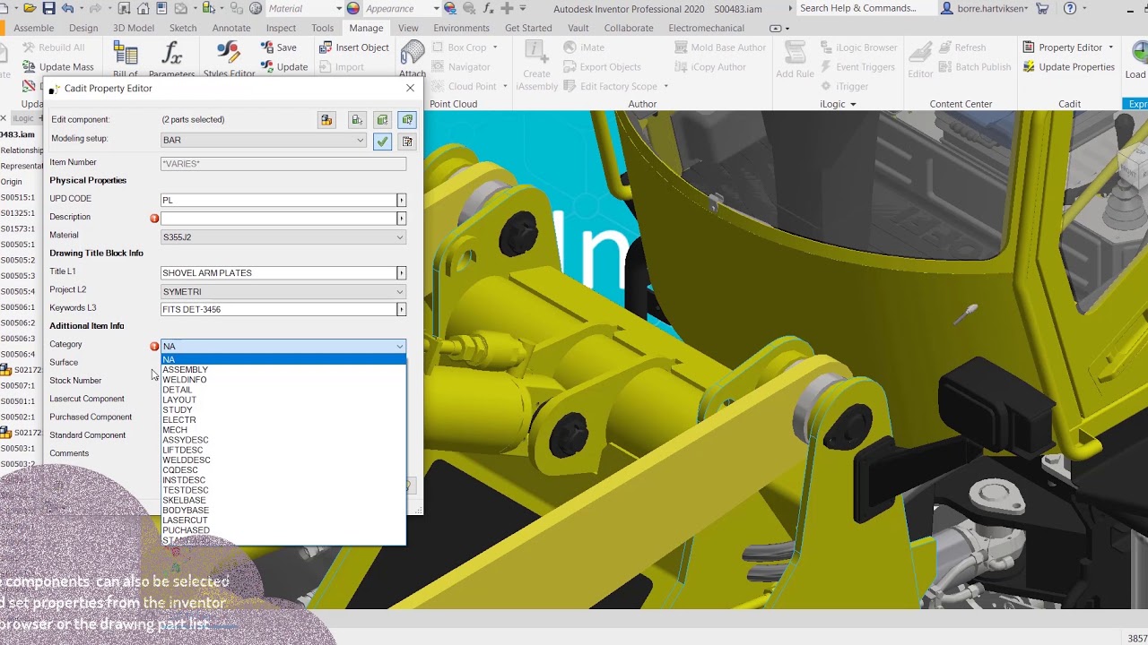 Autodesk Inventor & Cadit: Express mode with Cadit - YouTube