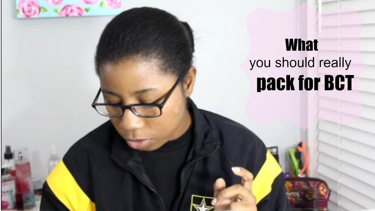 What you should really pack for basic combat training - YouTube