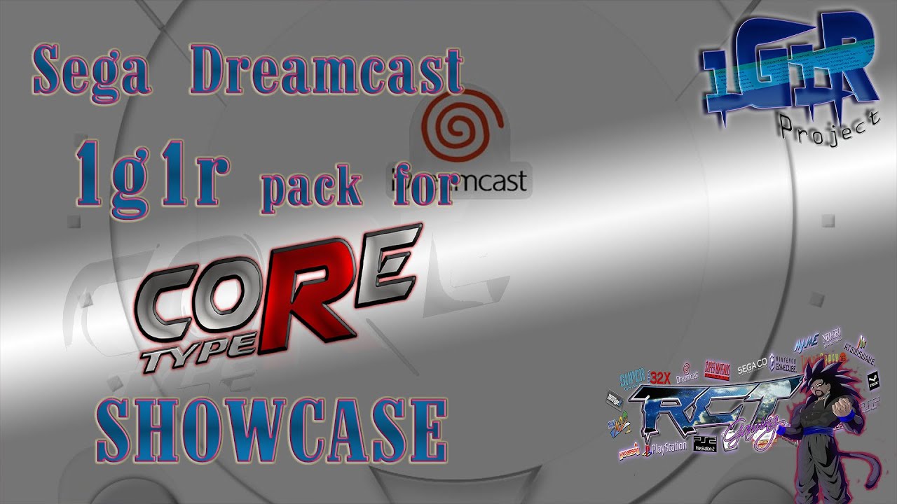 Dreamcast 1g1r set for CORE Type R - YouTube