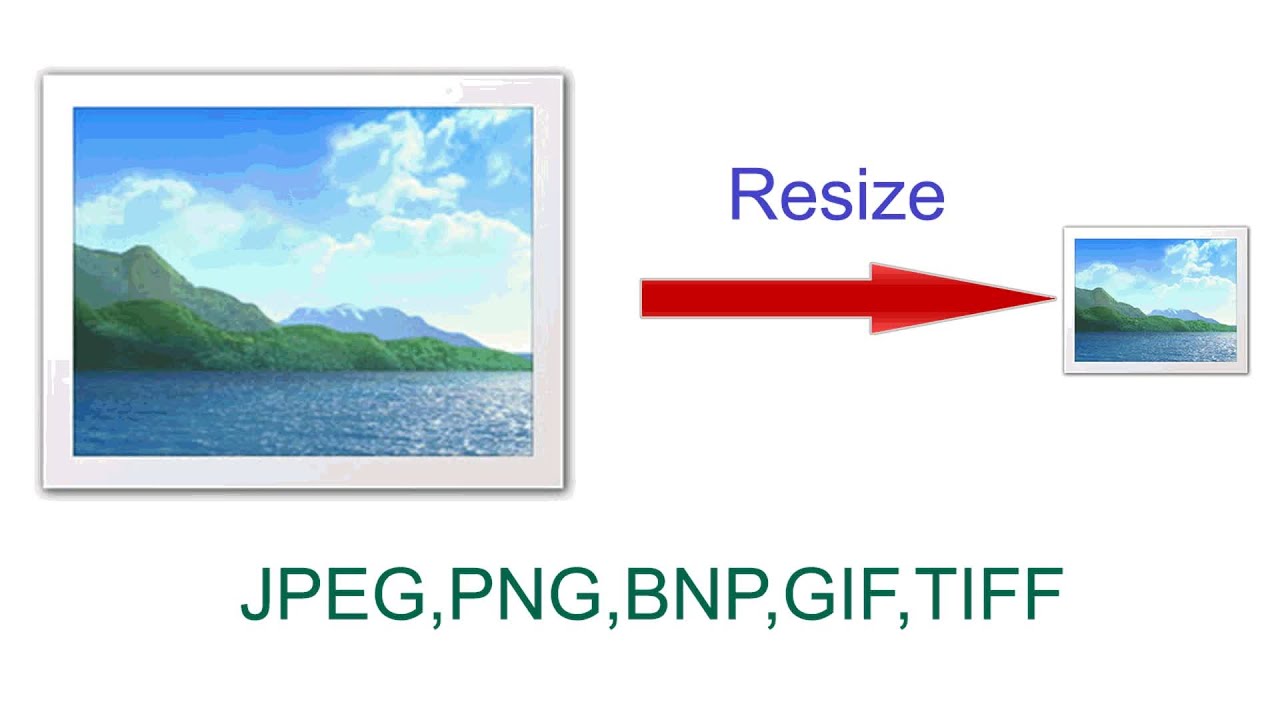 How to resize an image| JPG, PNG, BNP, GIF, TIFF| Easily - YouTube