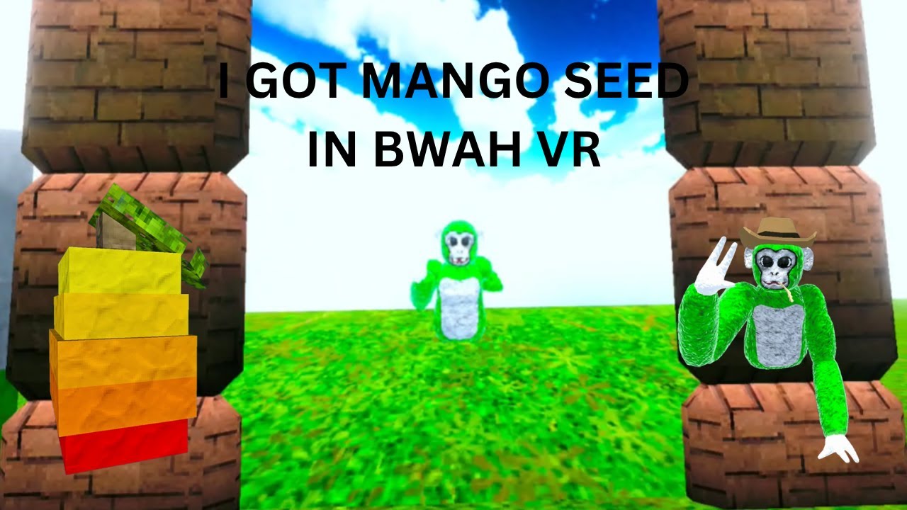 I GOT MANGO SEED IN BWAH VR grow a garden but in vr - YouTube