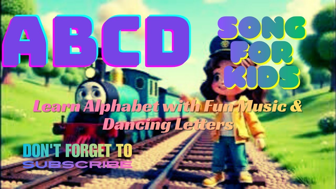 “ABCD Song for Kids | Learn Alphabet with Fun Music & Dancing Letters ...
