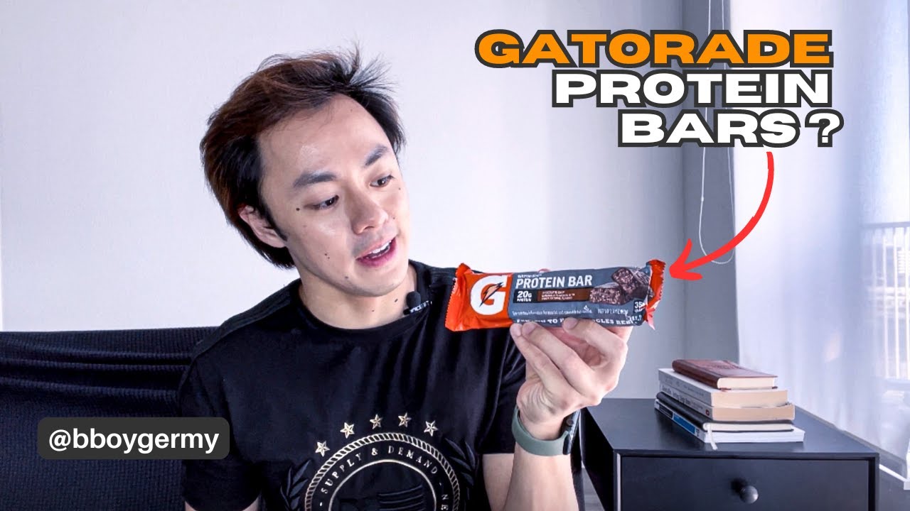 Fitness Guy Tries Gatorade Protein Bars - YouTube