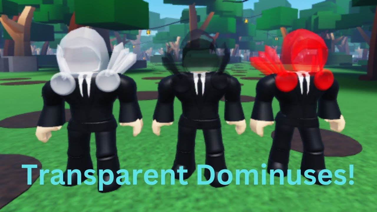 NEW! Transparent Roblox Dominuses | Cheap Roblox Dominuses 2025 ...