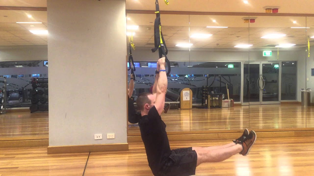 TRX L-Sit Pull Up - YouTube