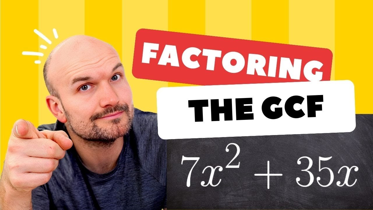Factoring out the GCF (Let's Learn Factoring) - YouTube