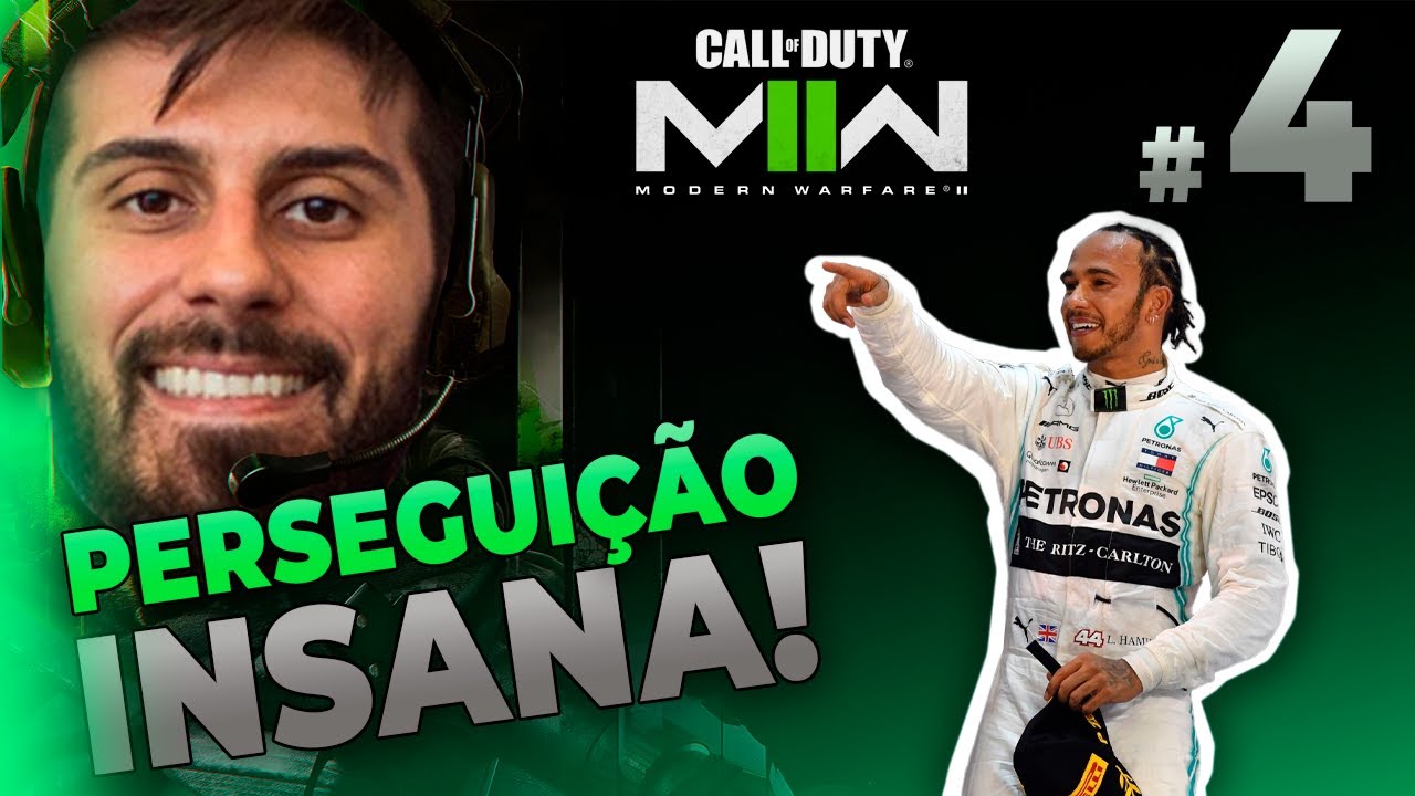 PERSEGUIÇÃO COM LEWIS HAMILTON | CAMPANHA COD MW2 - PARTE #4 - YouTube