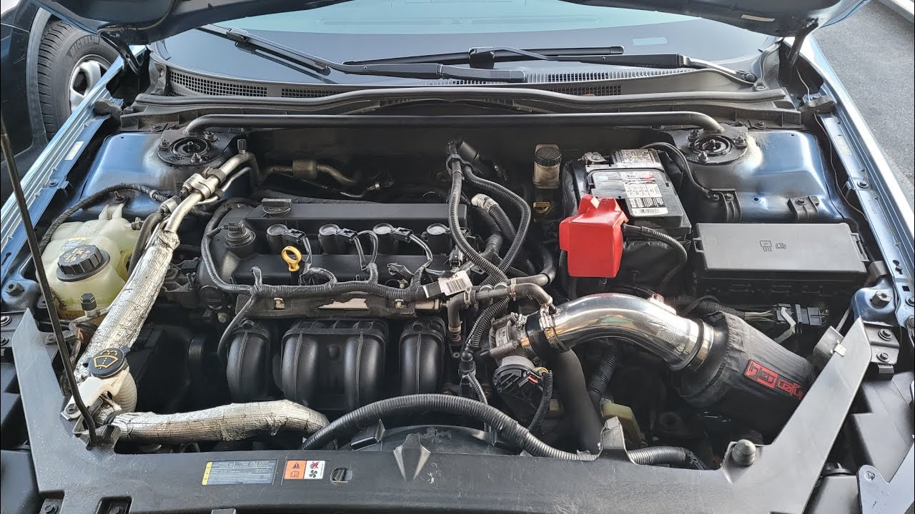 Ford Fusion 2010-12 2.5L Injen Short Ram Air Intake vs stock Intake ...