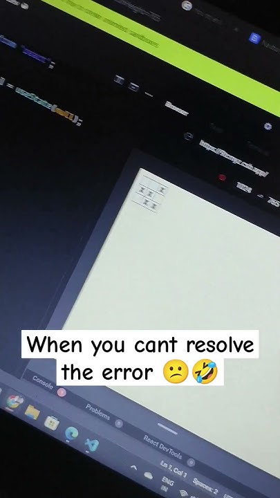 Resolving Error 🤣#codingmemes #comedy #programming #song #tumhinemerizindgikharabkihai #error 🤣 ...