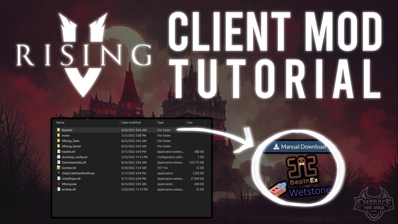 (Outdated) V Rising - Client Mod Installation Guide - YouTube