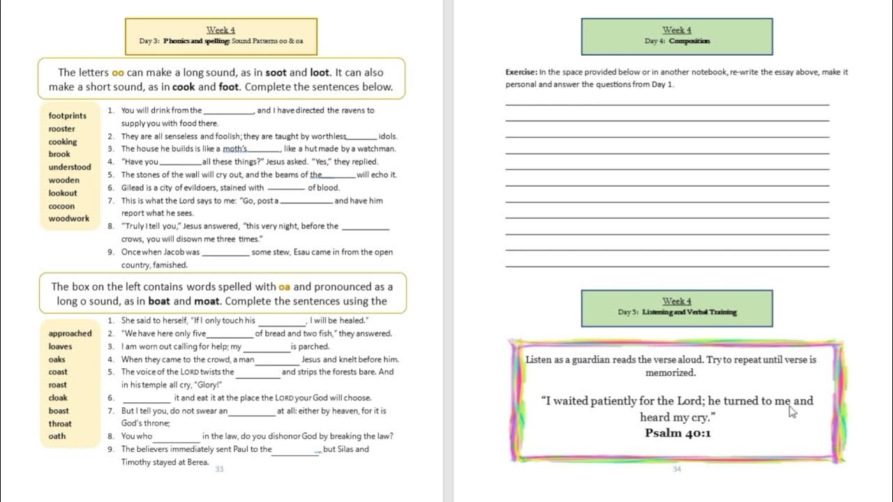 Fifth Grade (Grade 5) English Language Arts - Week 4 Day 5 (Free ...