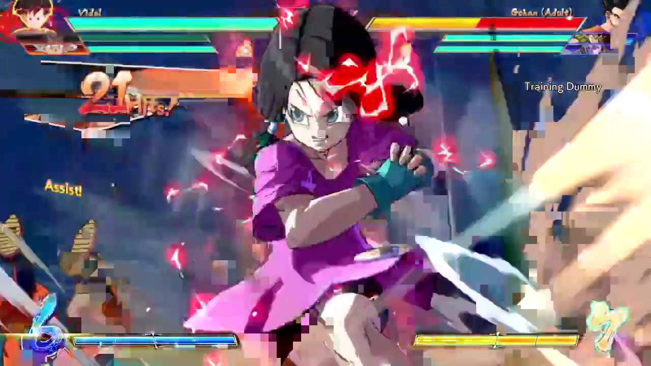 UI Goku/Base Goku/Videl Combo | Dragon Ball FighterZ - YouTube