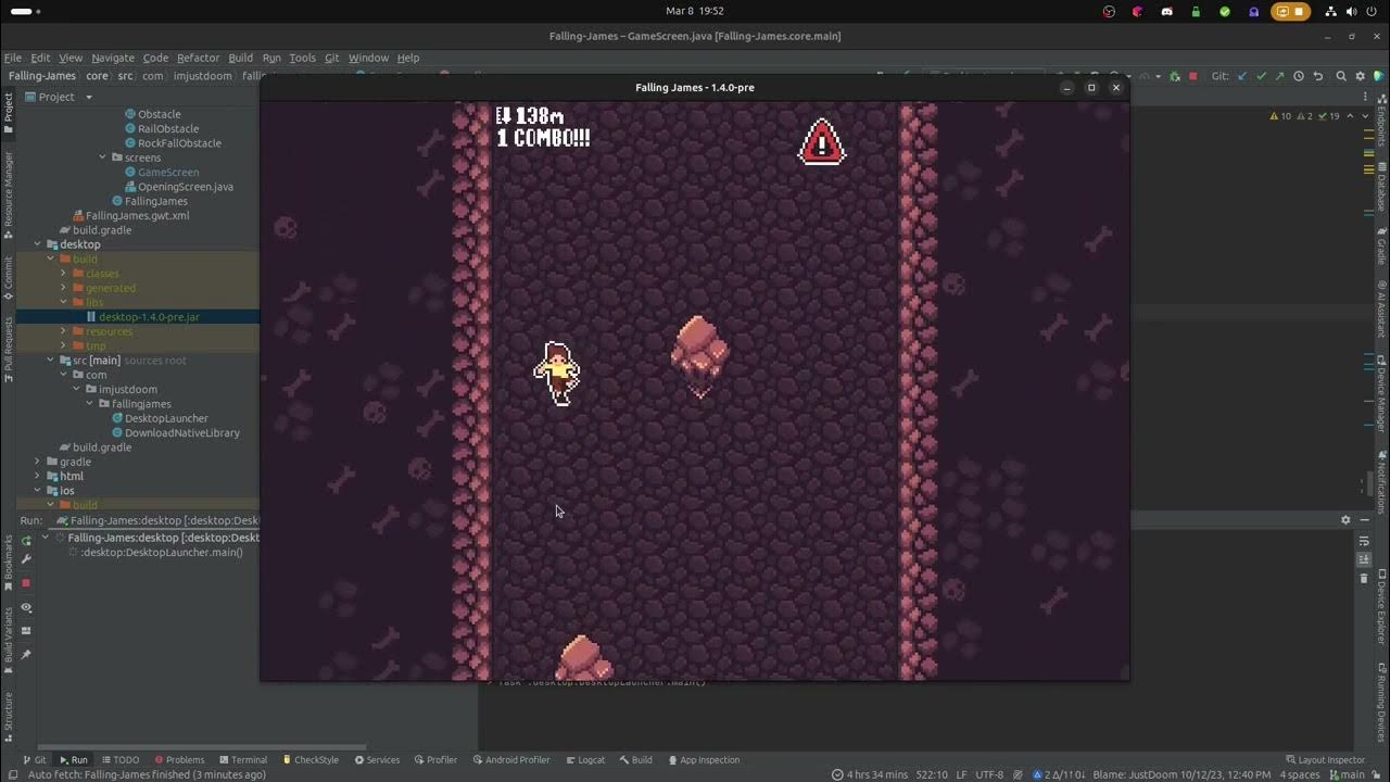 Falling James 1.4.0 PRE Showcase - Android support, more polish! and more - YouTube